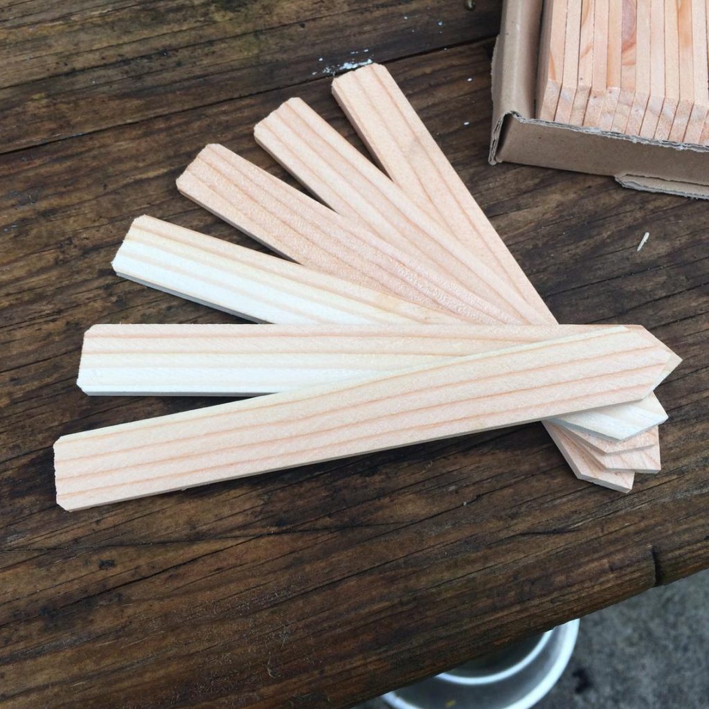 Handmade Wooden Plant Labels - The Wild Croft